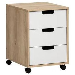 Schildmeyer Tchibo - Rollcontainer &raquo;Emmik&laquo; - 40x50x57cm - schwarz - Holz / Kunststoff / Metall