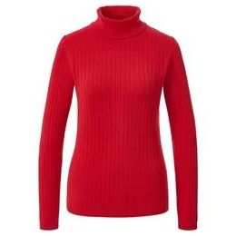 Tchibo - Gerippter Rollkragenpullover - Damen - Gr. XXL - rot