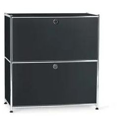 Tchibo - Sideboard Metall &raquo;Cn3&laquo; - 77x40x83cm - schwarz - Stahl / Aluminium / Kunststoff