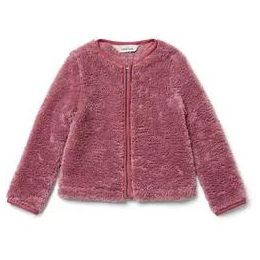 Tchibo - Kinder Glitzer-Pl&uuml;schjacke - M&auml;dchen - Gr. 134/140 - rosa
