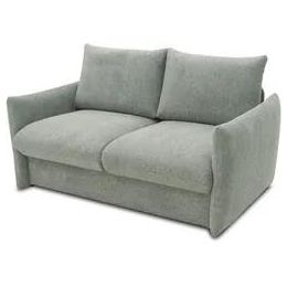 DOMO collection Domo Schlafsofa 2-Sitzer &raquo;Helsinki&laquo; - 165x195x95cm - grau - Polyester / Polyamid / Holz