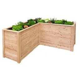 WESTMANN Tchibo - Hochbeet - 170,5x170x84cm - naturfarben - Holz / Polyethylen