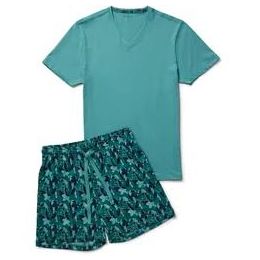 Tchibo - Shorty-Pyjama-Set - Herren - Gr. XL - dunkelblau/print