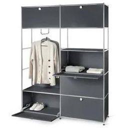 Tchibo - Systemschrank Metall &raquo;Cn3&laquo; - 152x40x1945cm - chrom - Stahl / Aluminium / Kunststoff