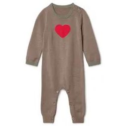 Tchibo - Baby-Einteiler mit RWS-zertifizierter Wolle - Baby - Gr. 50/56 - taupe