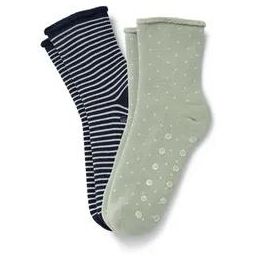 Tchibo - 2 Paar Hygge-Socken - Damen - Gr. 35-38 - dunkelblau