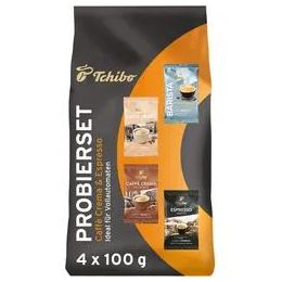 Tchibo - Caff&egrave; Crema & Espresso Probierset - 4 x 100 g Ganze Bohne