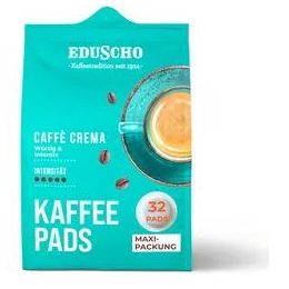 EDUSCHO Kaffeepads Caff&egrave; Crema - 32 Pads - Intensit&auml;t: 5/5
