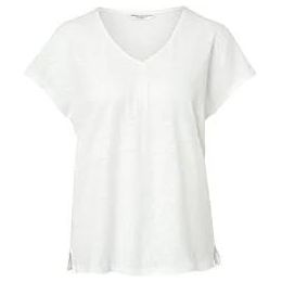 Tchibo - Shirt mit Leinen - Damen - Gr. XXL - creme
