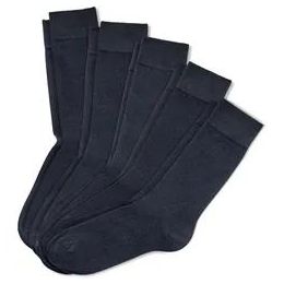 Tchibo - 5 Paar Socken - Herren - Gr. 41-43 - dunkelblau