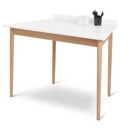 Tchibo - Schreibtisch in Trapezform - 120x70x76cm - braun - Holz / Eichenholz