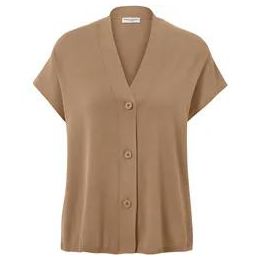 Tchibo - Kurz&auml;rmliger Cardigan - Damen - Gr. M - beige