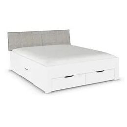 Rauch Bett &raquo;Aditio Beds&laquo; - 186x216x100cm - wei&szlig; - Holz