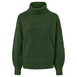 Tchibo - Grobstrickpullover mit Rollkragen - Damen - Gr. L - dunkelgr&uuml;n