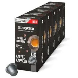 EDUSCHO Espresso Intensiv - 100 Kapseln - Intensit&auml;t: 5/5