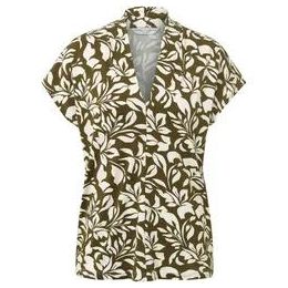 Tchibo - Bedrucktes Blusenshirt mit V-Ausschnitt - Damen - Gr. S - creme/print
