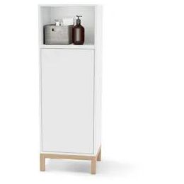 Tchibo - Badschrank - 40x34x117cm - braun - Holz / Eichenholz