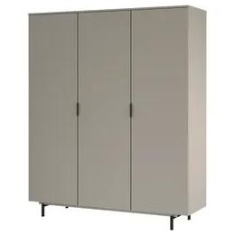 Germania Tchibo - Kleiderschrank 3-t&uuml;rig &raquo;Tomino&laquo; - 158x54x190cm - grau - Holz