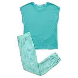 Tchibo - Pyjama-Set - Damen - Gr. S - t&uuml;rkis