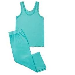 Tchibo - Pyjama-Set in Rippe - Damen - Gr. S - t&uuml;rkis