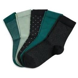 Tchibo - 5 Paar Socken - Damen - Gr. 39-42 - schwarz