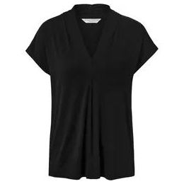 Tchibo - Blusenshirt mit V-Ausschnitt - Damen - Gr. XL - schwarz