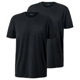 Tchibo - 2 T-Shirts mit Rundhalsausschnitt - Herren - Gr. XL - schwarz