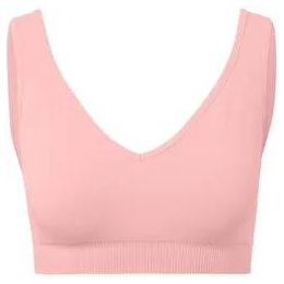 Tchibo - Seamless-Sport-Bustier - Damen - Gr. L - ros&eacute;