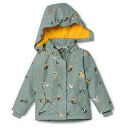 Tchibo - Kinder Thermo-Regenjacke - Kinder - Gr. 122/128 - senfgelb/print