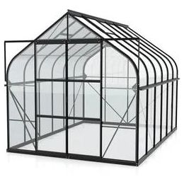 Vitavia Gew&auml;chshaus - 264x321x261cm - schwarz - Aluminium / Glas / Polycarbonat
