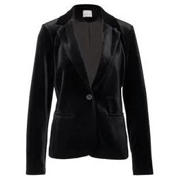 Tchibo - Blazer aus Stretch-Samt - Damen - Gr. 46 - schwarz