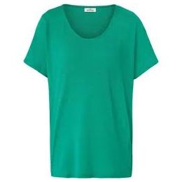 Tchibo - Shirt aus Leinenmix - Damen - Gr. M - blau