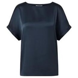 Tchibo - Blusenshirt im Materialmix - Damen - Gr. XXL - dunkelblau