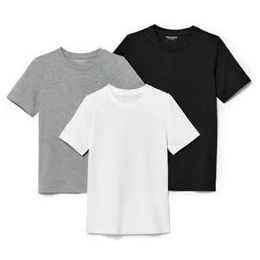 Tchibo - 3 Kinder-T-Shirts - Jungen - Gr. 158/164 - schwarz