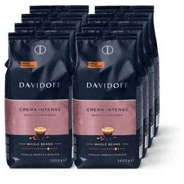 Tchibo - Davidoff Caf&eacute; Crema Intense - 8 x 1 kg Ganze Bohne - Intensit&auml;t: 8/12