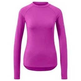 Tchibo - Langarm-Funktionsshirt - Damen - Gr. M - dunkelrosa