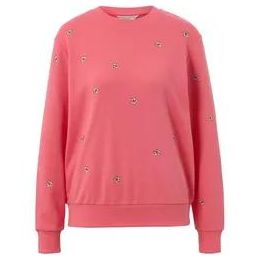 Tchibo - Besticktes Sweatshirt - Damen - Gr. XXL - koralle/gebl&uuml;mt