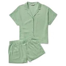 Tchibo - Shorty-Pyjama-Set - Damen - Gr. 36 - gr&uuml;n