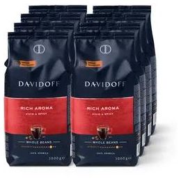 Tchibo - Davidoff Caf&eacute; Rich Aroma - 8 x 1 kg Ganze Bohne - Intensit&auml;t: 10/12