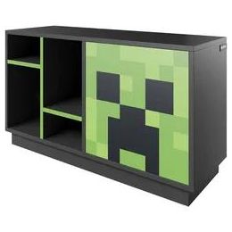 Phoenix roba Minecraft TV Lowboard &raquo;Creeper&laquo; - 108x37x61cm - schwarz - Holz