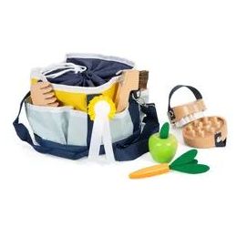 Small Foot Spielzeug-Pferdepflege-Set mit Tasche - blau