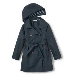 Tchibo - Kinder-Allwetter-Trenchcoat - M&auml;dchen - Gr. 146/152 - dunkelblau
