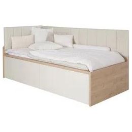 Roba Jugendbett &raquo;Louisa&laquo; - 102,5x208,3x87,5cm - wei&szlig; - Holz / Acryl / Polyester
