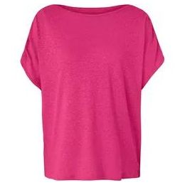 Tchibo - Shirt aus Leinenmix - Damen - Gr. L - pink