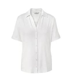 Tchibo - Blusenshirt mit Knopfleiste - Damen - Gr. M - wei&szlig;