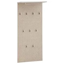 Schildmeyer Tchibo - Hakenpaneel &raquo;Edno&laquo; - 50x20,9x110,6cm - beige - Holz / Metall