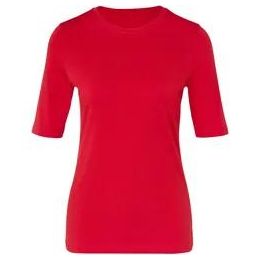 Tchibo - Basic Halbarmshirt - Damen - Gr. M - rot