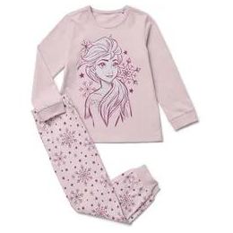 Tchibo - Kinder-Pyjama-Set &raquo;Eisk&ouml;nigin&laquo; - M&auml;dchen - Gr. 98/104 - rosa/print