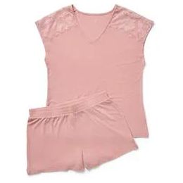 Tchibo - Shorty-Pyjama-Set - Damen - Gr. XXL - ros&eacute;