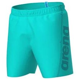 arena Badeshorts Fundamentals Logo - Herren - Gr. S - hellblau